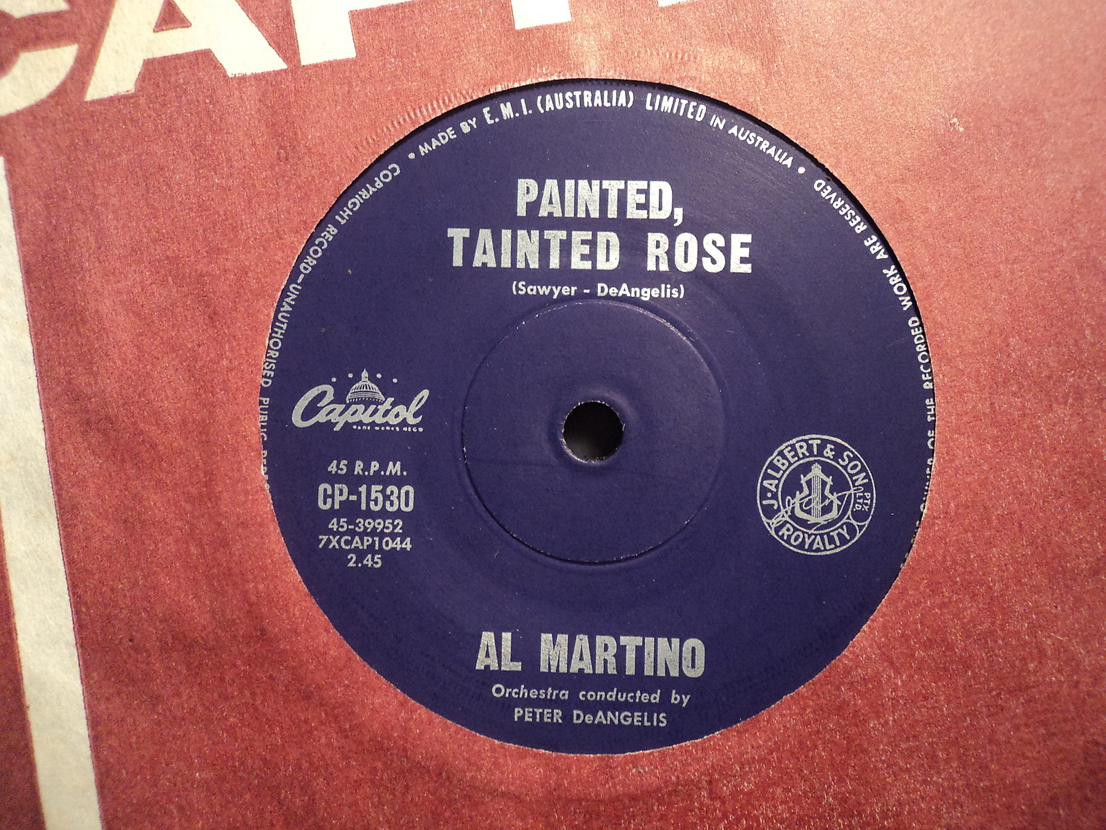 Al Martino "Painted, Tainted Rose" Great Oz 7" | eBay