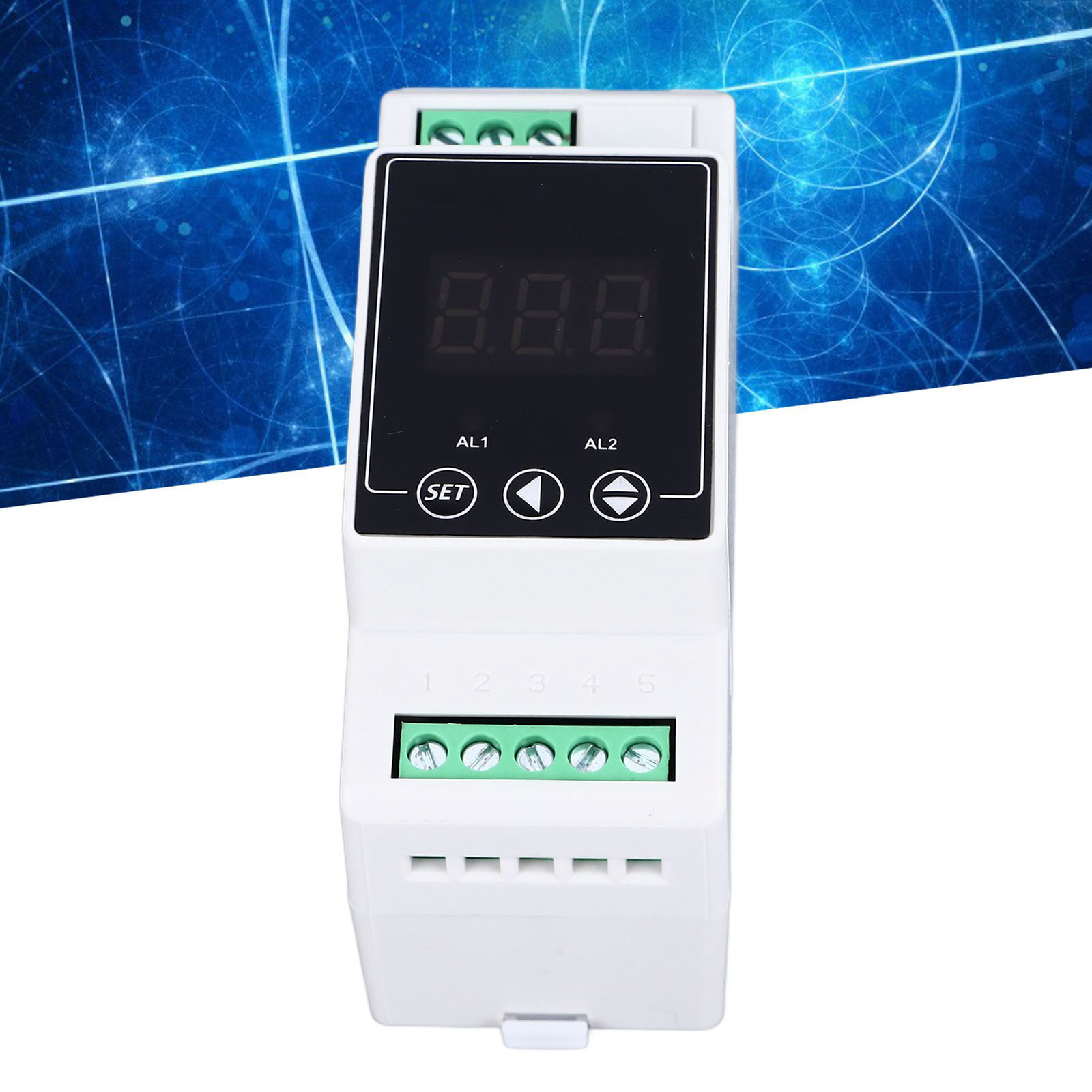 Guide Rail Temperature Controller Heating Cooling Digital Thermostat 2 ...