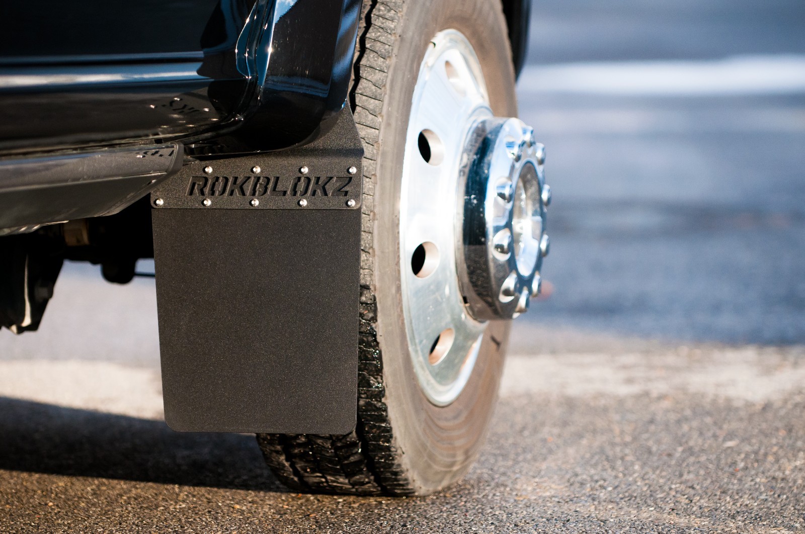ROKBLOKZ Dually Mud Flaps 2017+ Ford F-450 SUPER DUTY Made in USA set ...