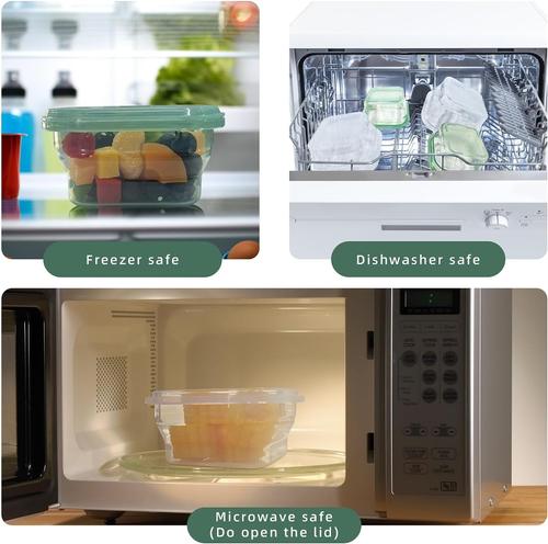 Silicone Collapsible Food Storage Containers with Silicone Airtight ...