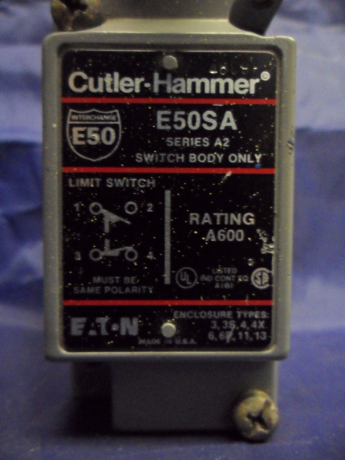 Nice Cutler Hammer E50AR1 Rotary Limit Switch ( E50DR1 E50SA E50RA ) | eBay