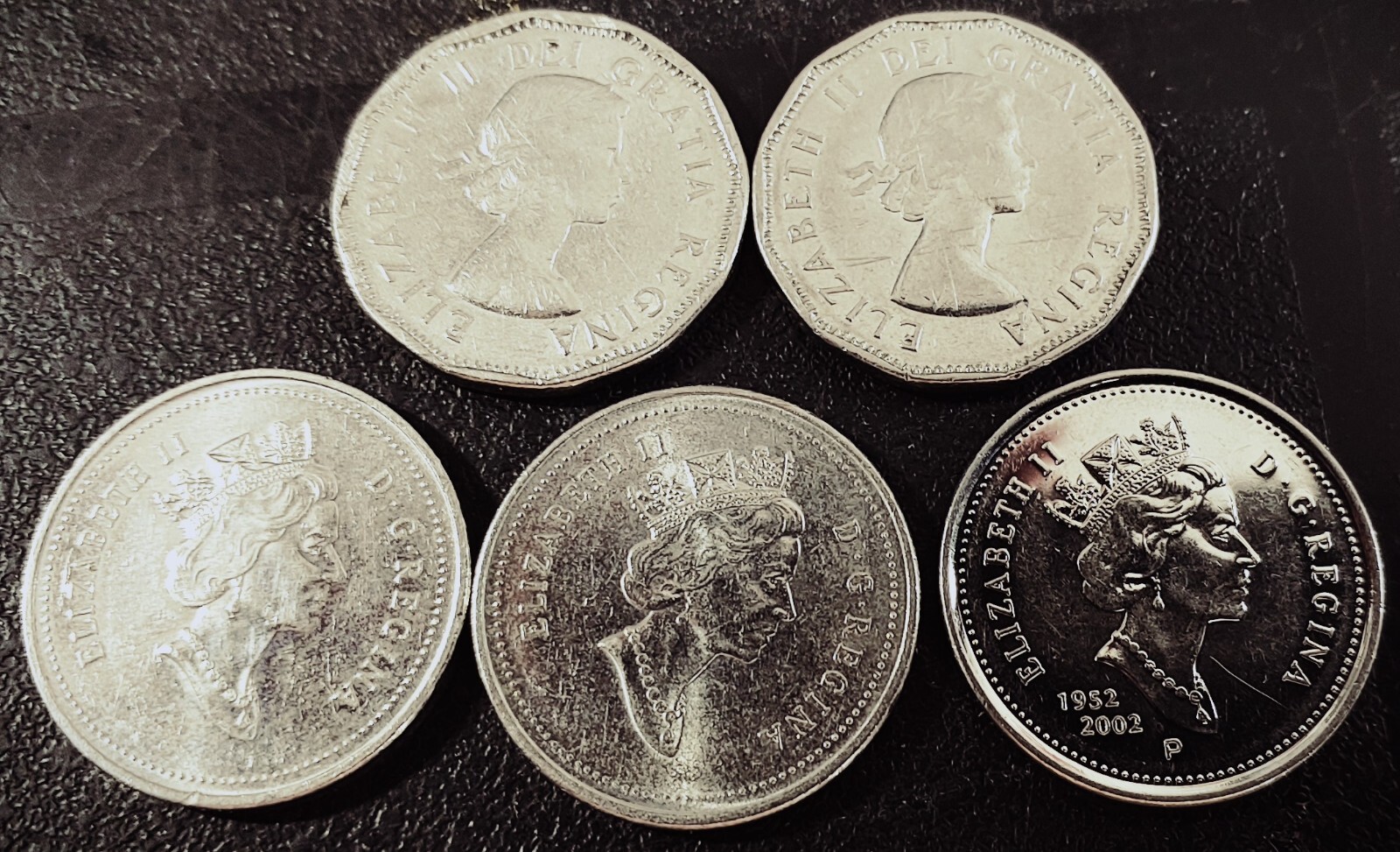 5 CANADIAN 5 CENT COINS SOLD AS A LOT 1961 1962 1999 2000 1952-2002 | eBay