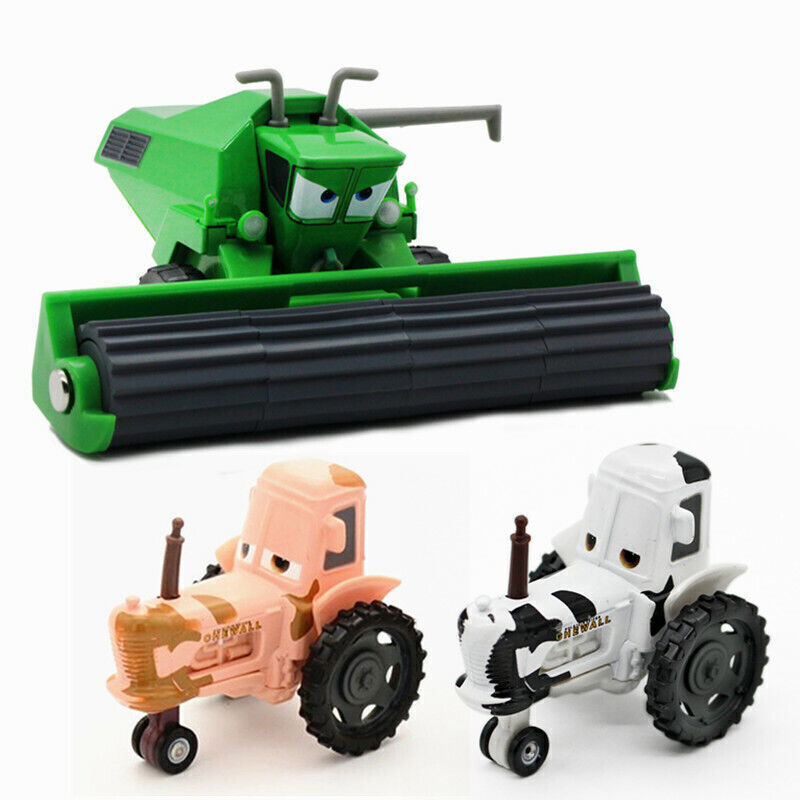 Disney Pixar Cars Frank Harvester Cow Tractor 1:55 Diecast Model Toys ...