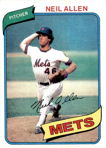 1980 Topps Baseball Neil Allen (B) New York Mets #94 | eBay