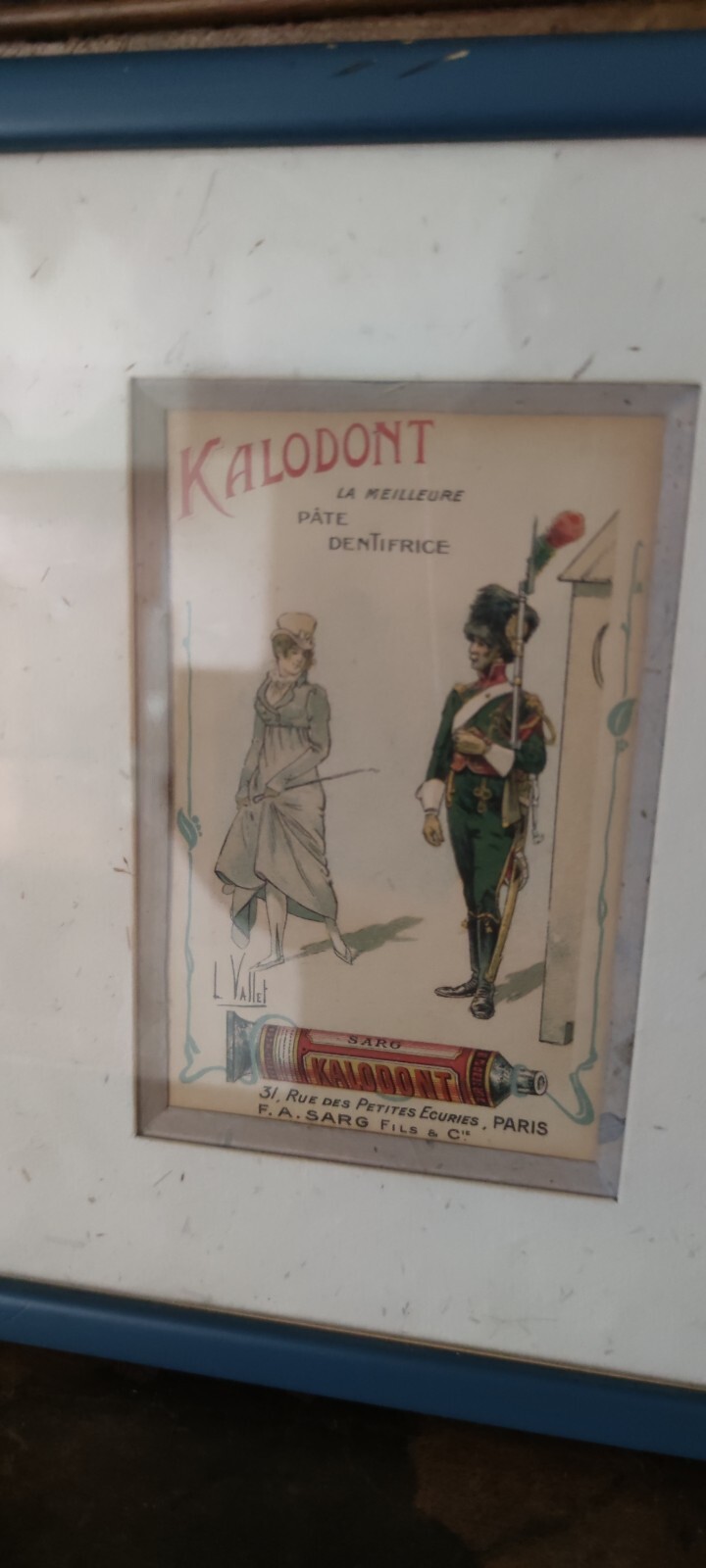 PUB VINTAGE PUBLICITE ANCIENNE ENCADRE DENTIFRICE KALODON | eBay
