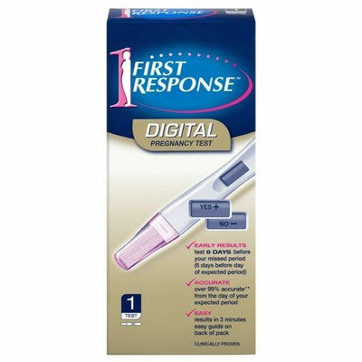 Positive Pregnancy Test First Response Digital