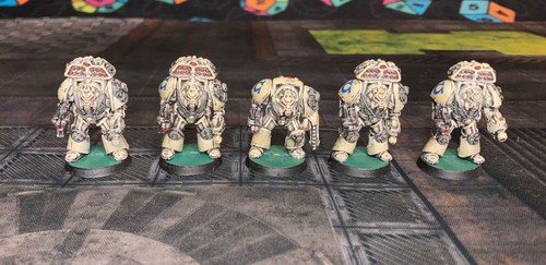 Five Vintage Metal Space Marine Terminator Models, Warhammer 40k ...