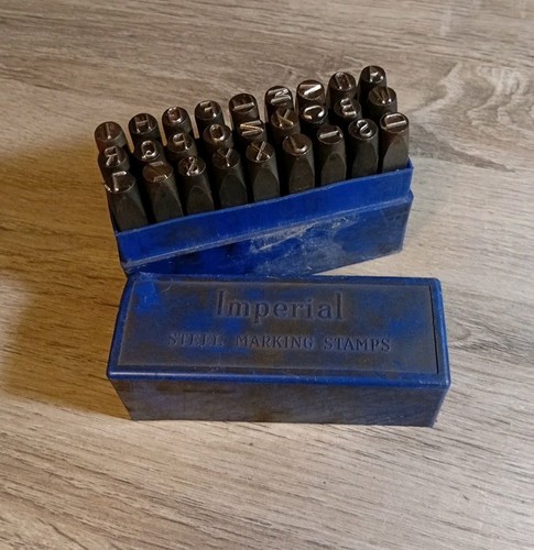 Imperial Steel Marking Stamps-Letters .3" Letter Head Size | eBay