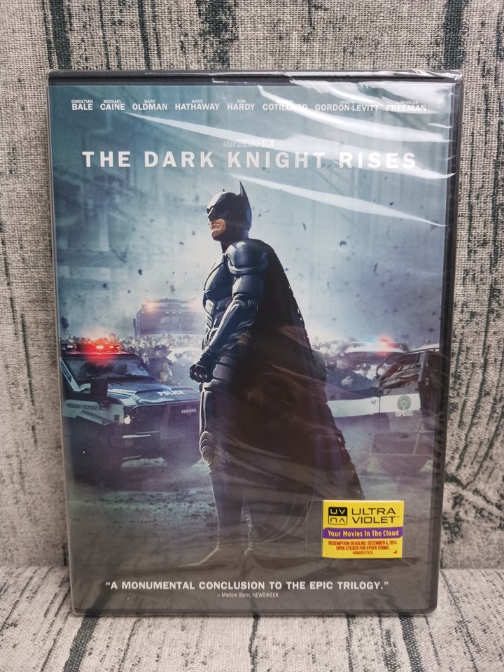 The Dark Knight Rises (DVD, 2012, WB) Christian Bale - Brand New ...