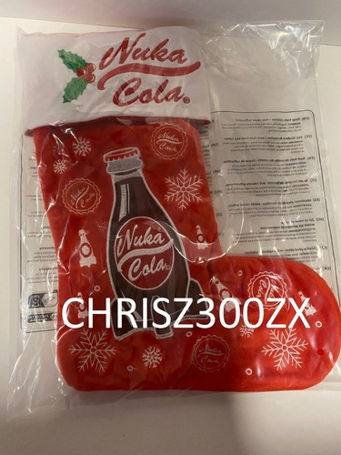 Fallout New Vegas Nuka Cola Dark Bottle Rocket Cap Holiday Stocking ...