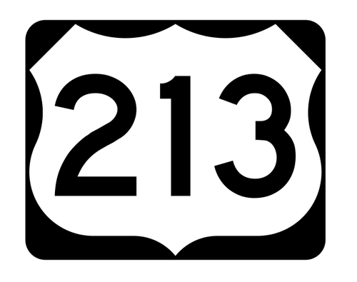 US Route 213 Sticker R2147 Highway Sign Road Sign | eBay
