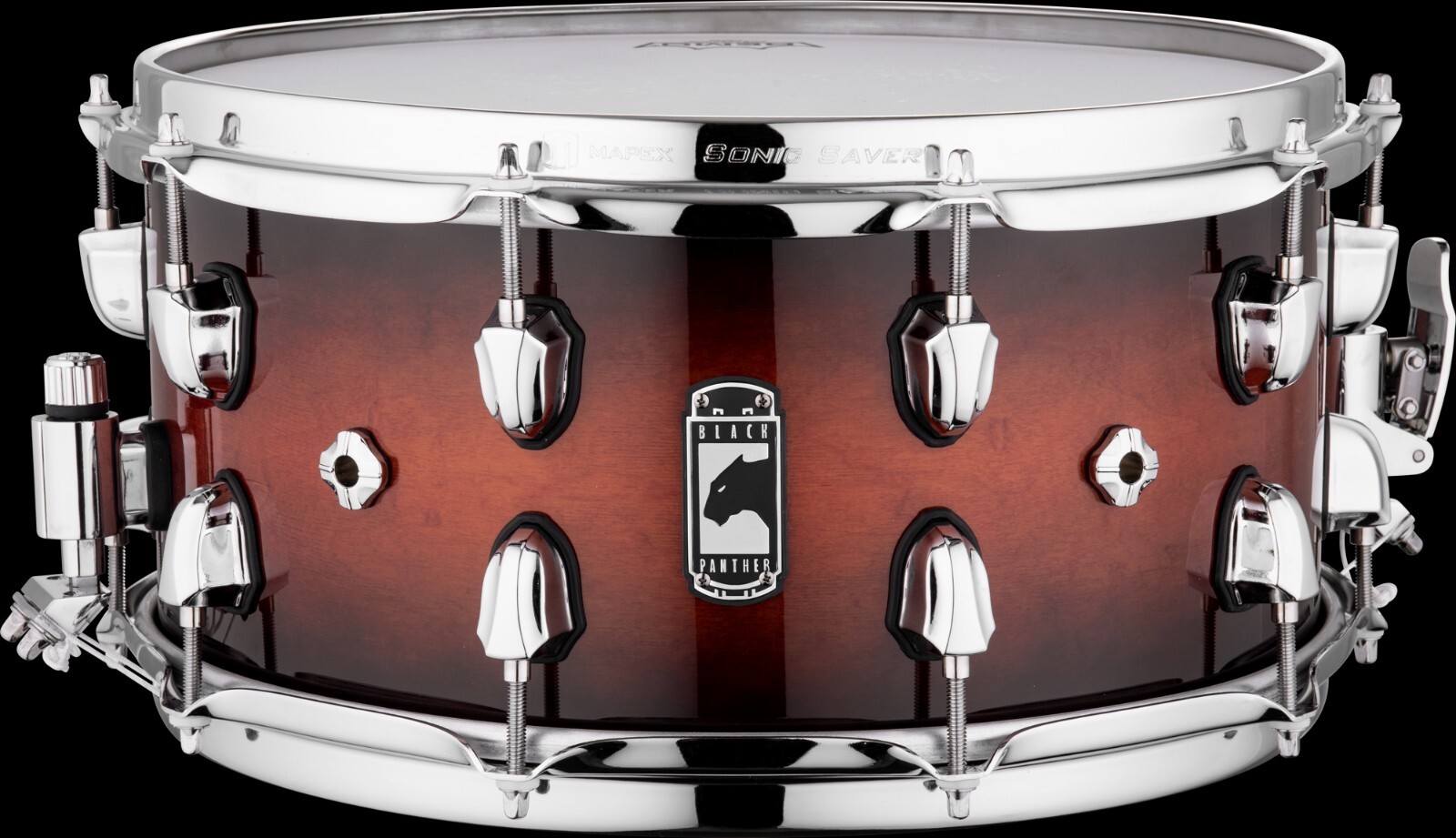 MAPEX BLACK PANTHER Snare, 14x7,Solidus BPNML4700CVD,Marron Red Burst ...