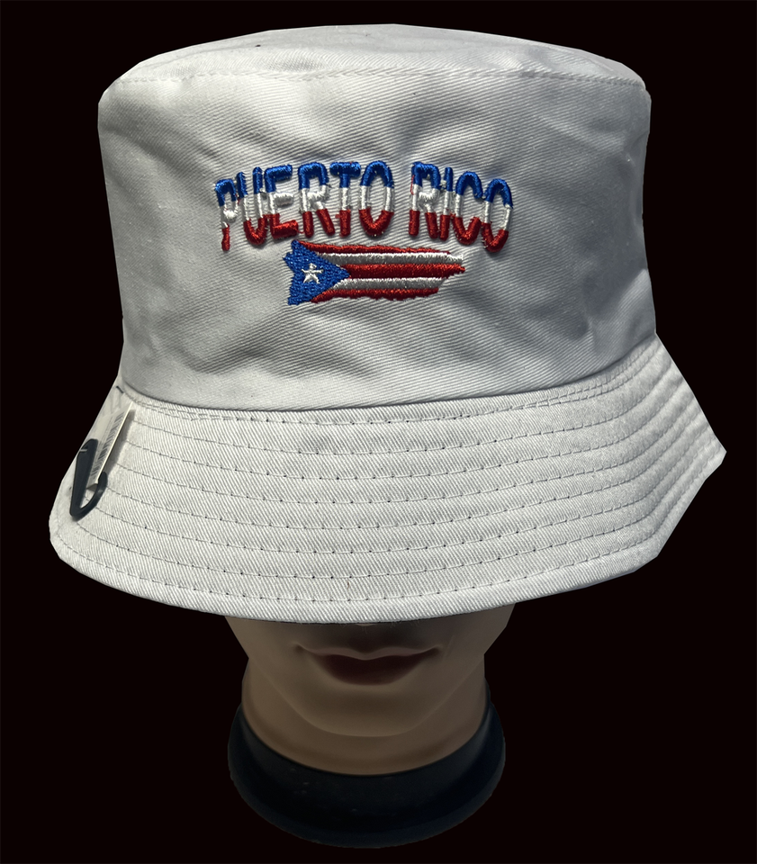 SOLD OUT PUERTO RICO Bucket Hats Boonie Cap Fishing Brim Visor Sun ...