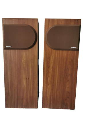 Bose 401 Main Stereo Speakers FloorStanding Towers Walnut SEE VIDEO ...