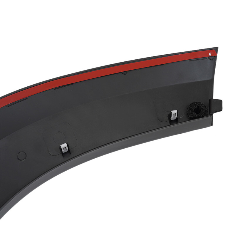 6x Gloss Black Fender Flare Trim Arch w/ Light For Land Rover Defender ...