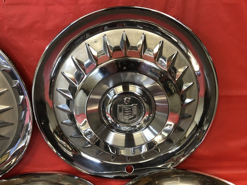 Vintage Set Of 5 1959 Mercury 14" Hubcaps Monterey Colony Park | eBay