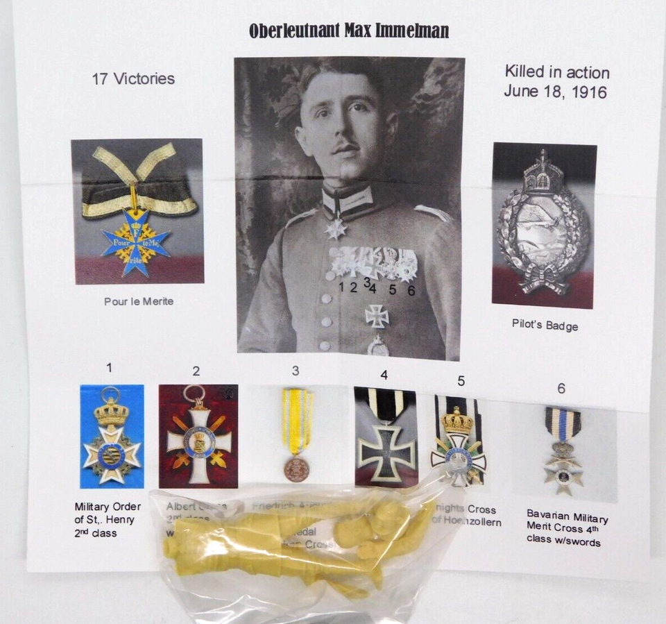 Cellar WWI German Pilot Max Immelman 1:32 MC3202 Model Kit Resin ...