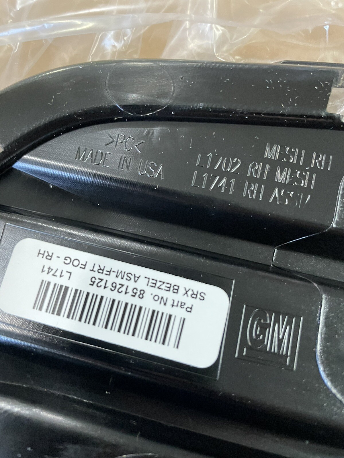 Genuine GM Passenger Side Front Fog Lamp Bezel 85126125 | eBay