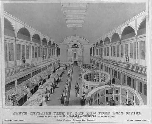 North Interior,New York Post Office,Honorable Charles A Wickliffe ...