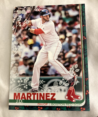 2019 TOPPS HOLIDAY BASEBALL SNOWFLAKE JD MARTINEZ #HW127 | eBay