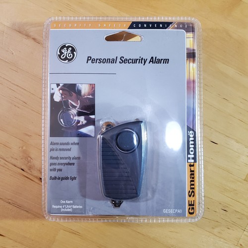 GE SmartHome Keychain Personal Security Alarm 120dB Safety Alert Device ...