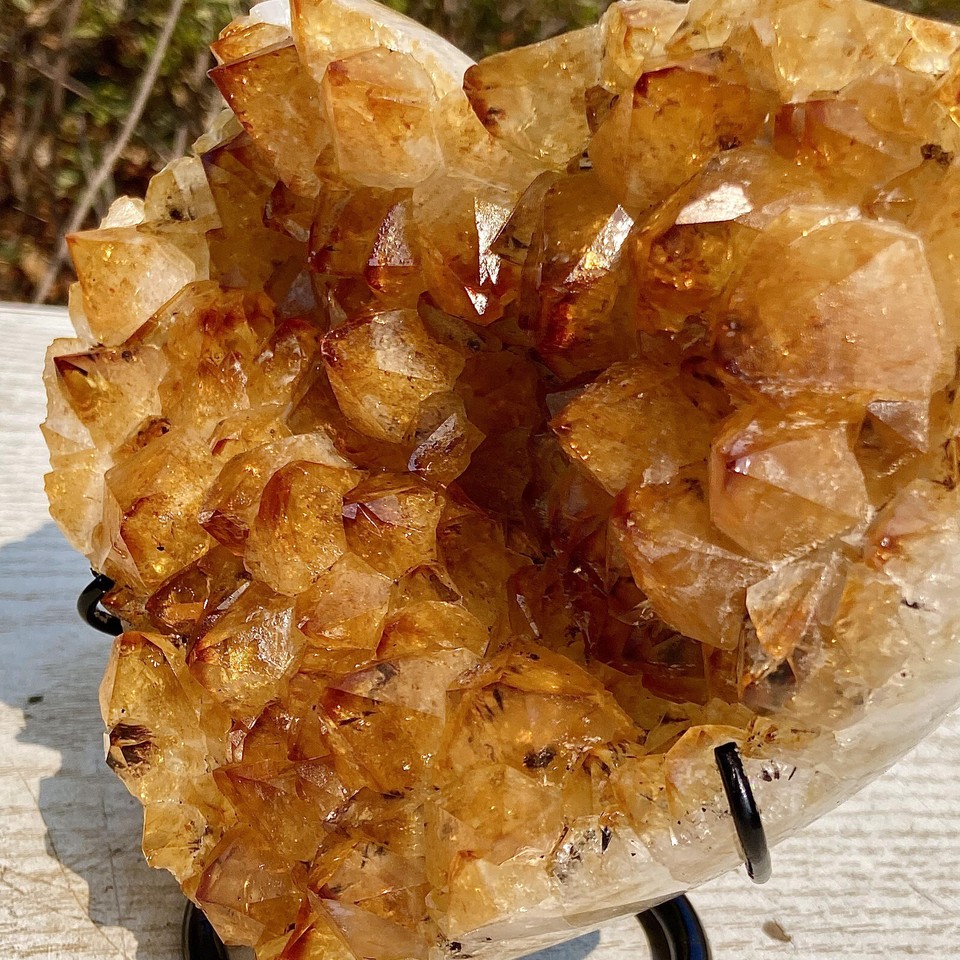 3.72LB Yellow Crystal Cluster Love Type - Charm of Rare and Collected ...