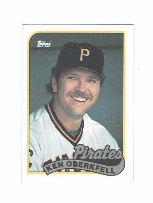 Ken Oberkfell Pittsburgh Pirates 3B #751 Topps 1989 Baseball Card | eBay