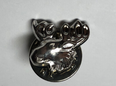 Small Silvertone elk lapel pin | eBay