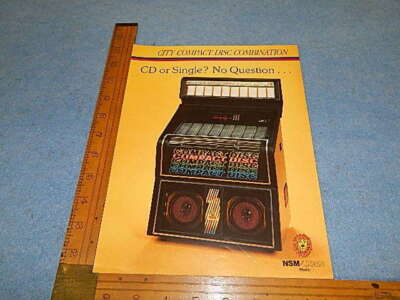 NSM City Compact Disc Combination Advertising Flyer | eBay