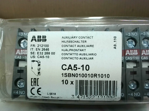 ABB CA5-10 Auxiliaire Contact Bloc (1PC) - Neuf | eBay