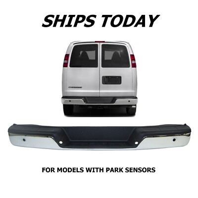 NEW Complete Rear Bumper Assembly For 2013-2017 Chevrolet Express GMC ...