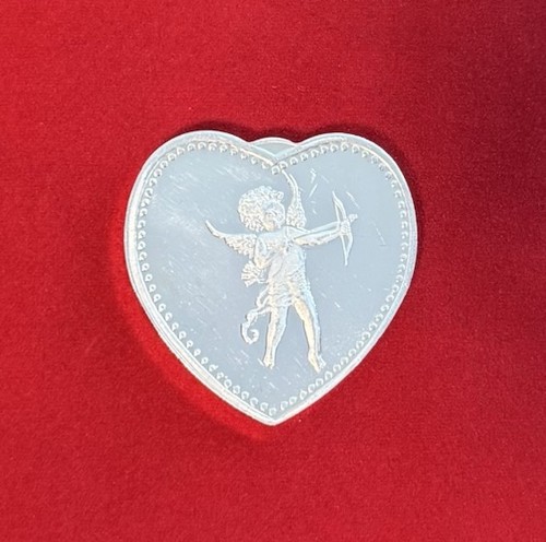 1 Oz .999 Fine Silver Heart “For Someone Special” Cupid Valentines ...