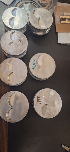 Venolia Forged Racing Pistons 400 Sbc Chevrolet 4.155. 030 Over 6 "Rod ...