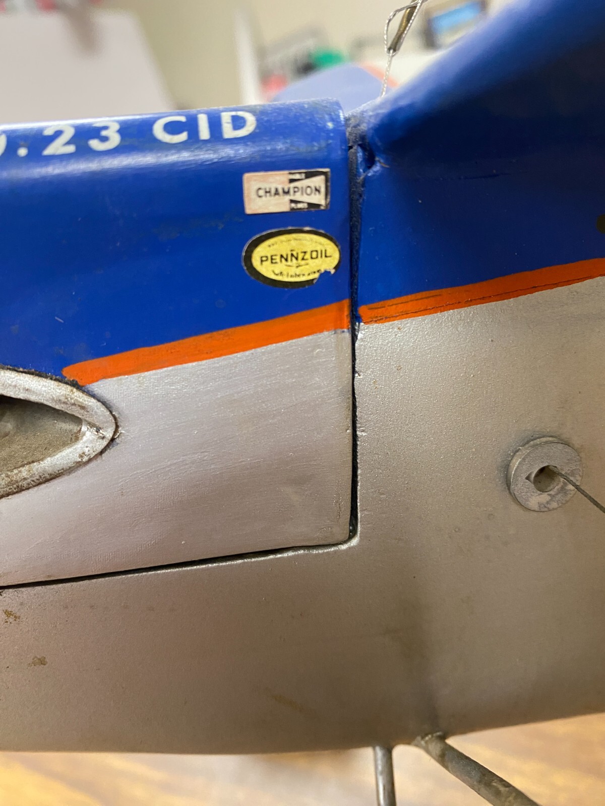 Sterling Control Line Speed Model Airplane Polish Fighter O&R .23 Spark ...