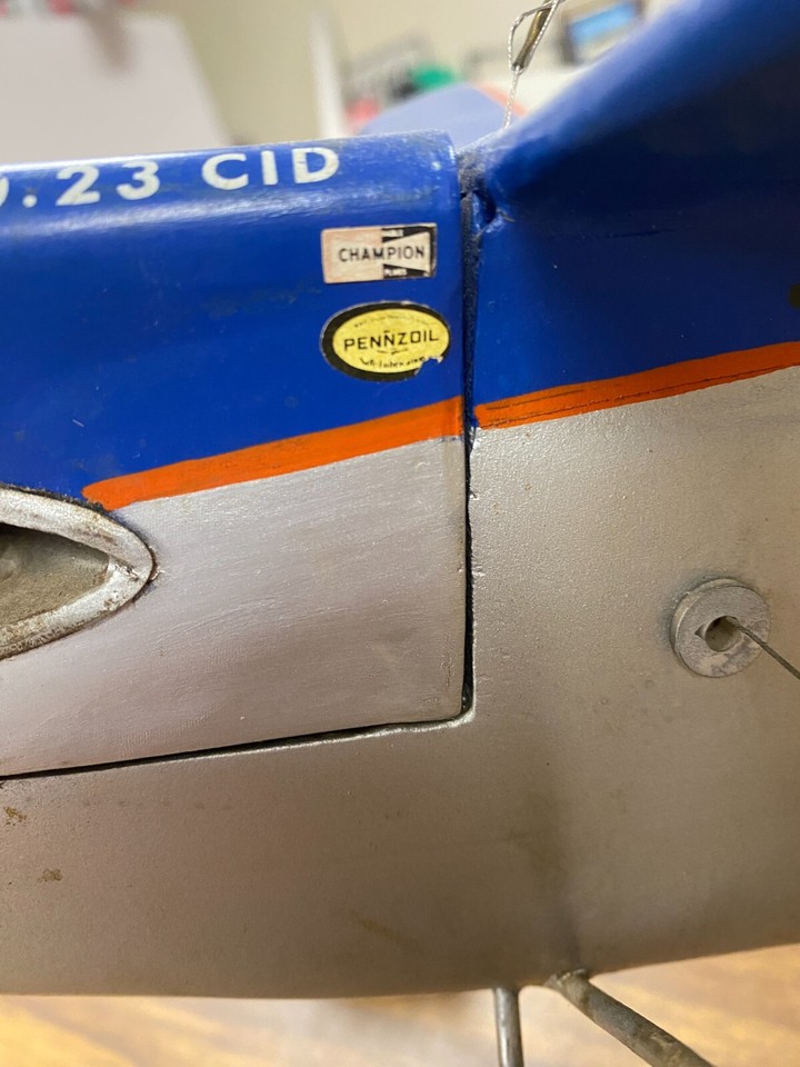 Sterling Control Line Speed Model Airplane Polish Fighter O&R .23 Spark ...