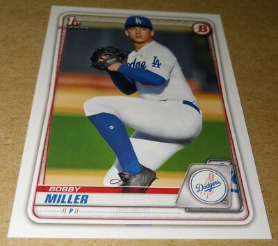 🔥🔥1st Bowman Bobby Miller *ROOKIE* Dodgers #BD-38 (EX/+) GR13 🔥🔥 | eBay
