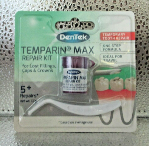 TEMPARIN MAX Repair Kit Temporary Tooth Repair Brand DENTEK Made in ...