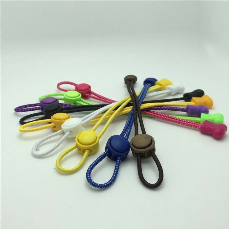 3 pair No Tie Elastic Shoelaces Lock Laces Shoe Strings Sports w ...