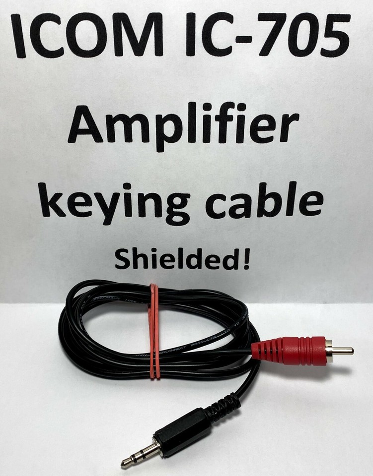 ICOM IC-705 to MICRO PA50 amplifier keying cable RBI-1A Interface | eBay