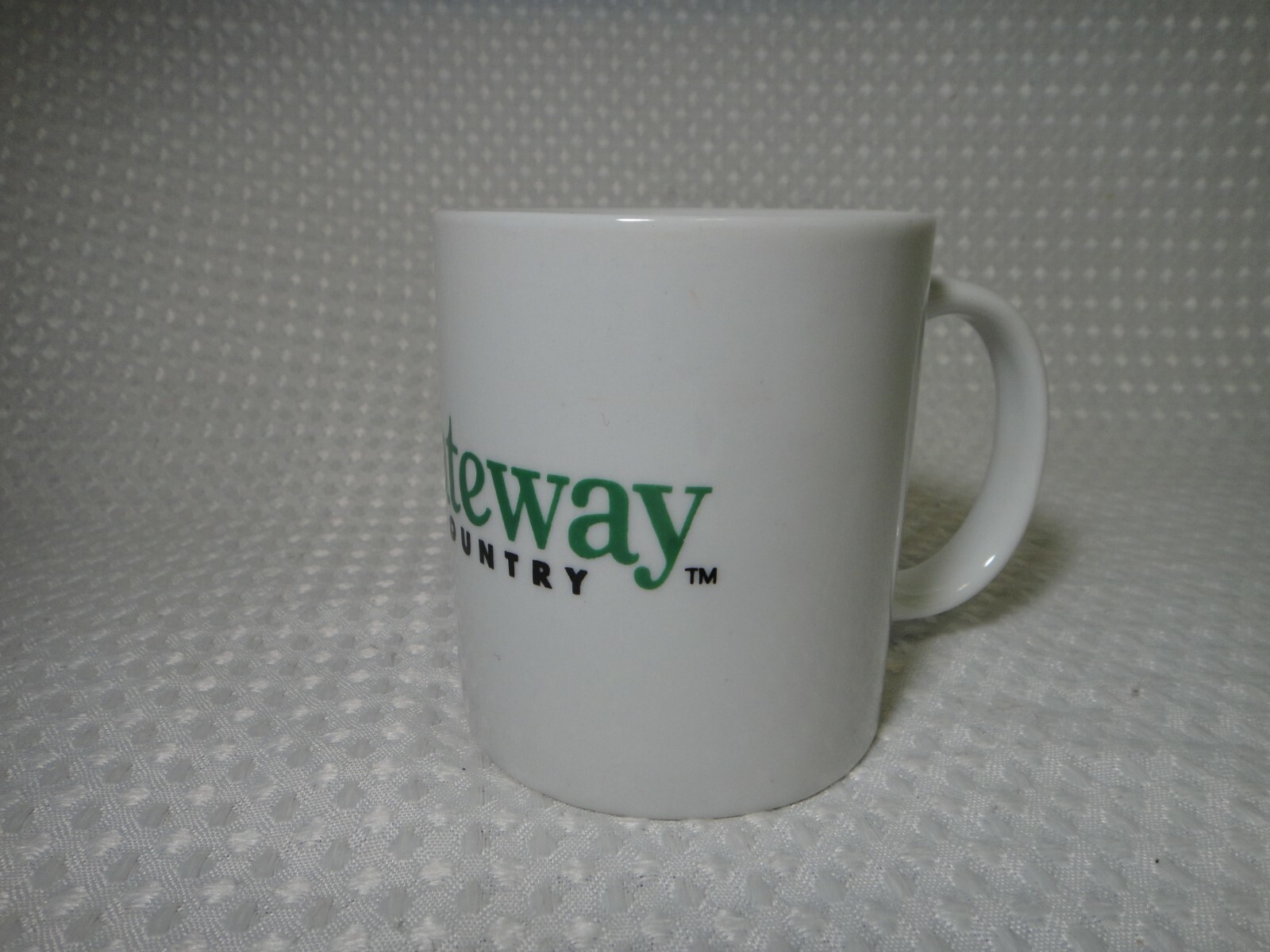 Gateway Country Coffee Cup Mug Cow Box Logo Retro Computer Advertising ...