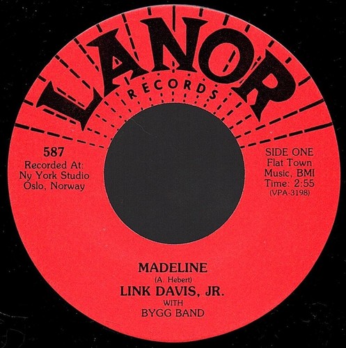 LINK DAVIS, JR. SINGLE LANOR RECORDS " MADELINE " [US] | eBay
