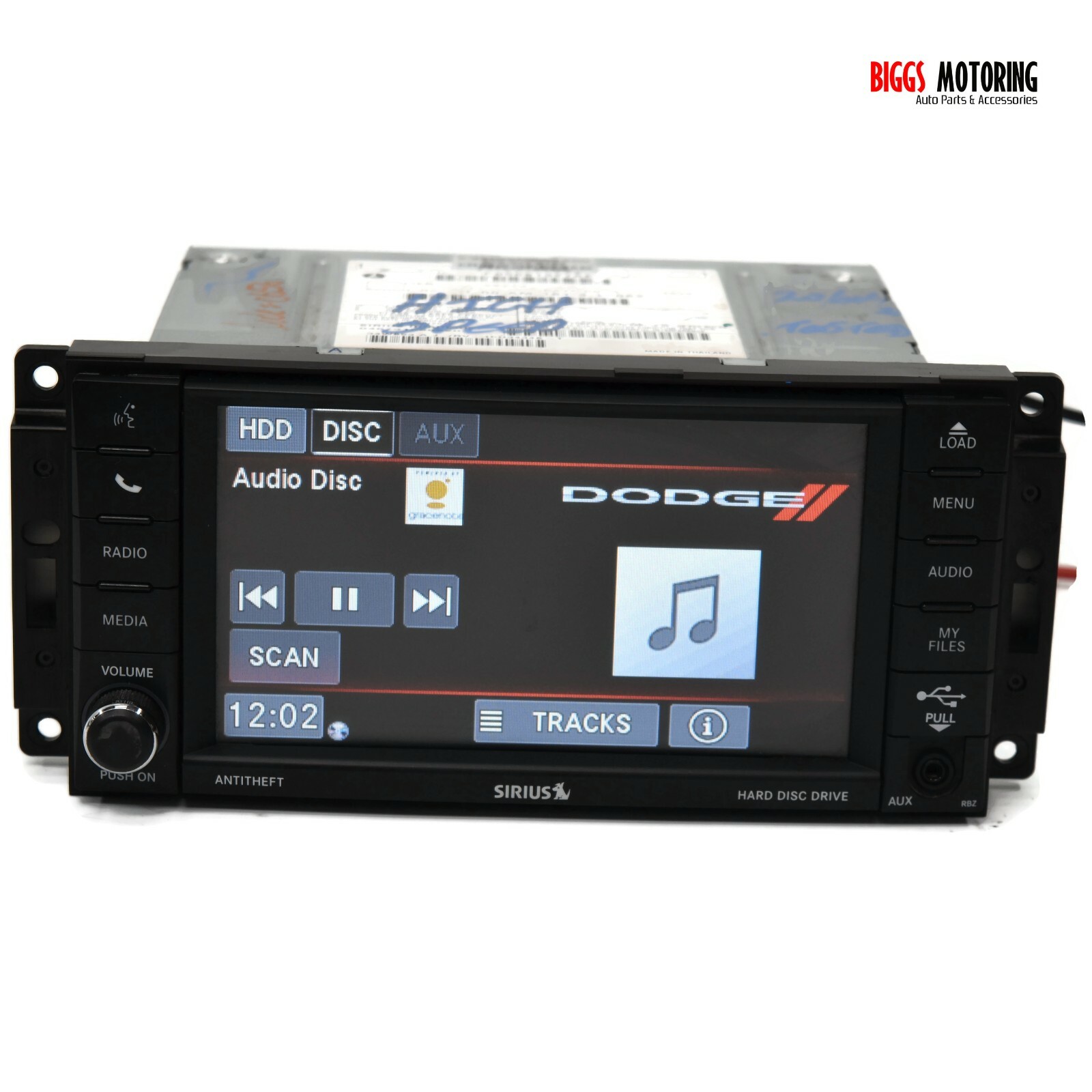 2012-2016 Dodge Caravan RBZ MyGiG High Speed Radio Stereo Cd Player ...