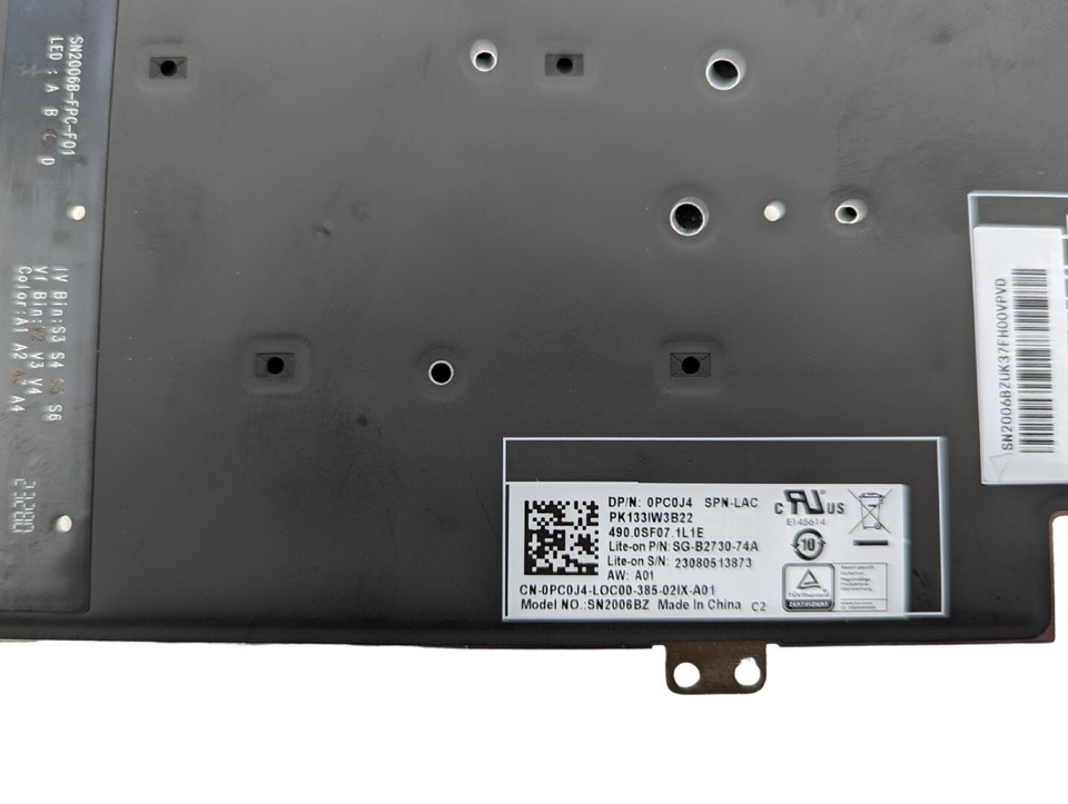 New OEM Dell Latitude 5420 7420 5430 5440 Backlit SPANISH Keyboard ...