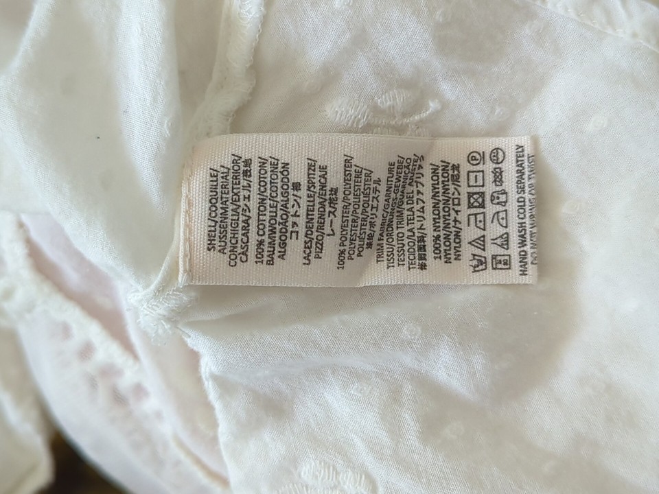 Free People sz M ? Ivory Drive You Mad Peasant Coquette Peasant Blouse ...