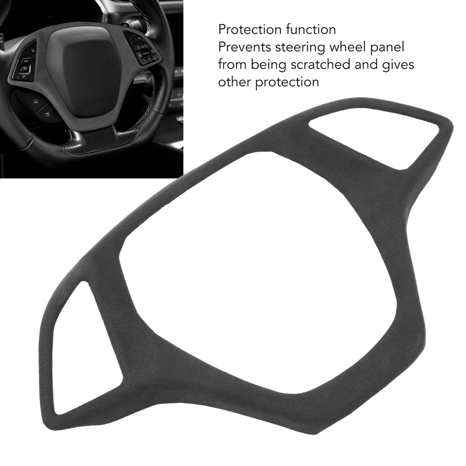 ⁺Steering Wheel Panel Cover Soft Touch Molding Trim Frame For C7 | eBay UK