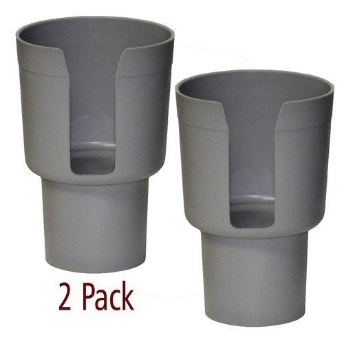 Gadjit Cup Keeper Cup Holder Adapter, Expands Car Cup Holders, Gray 2 ...