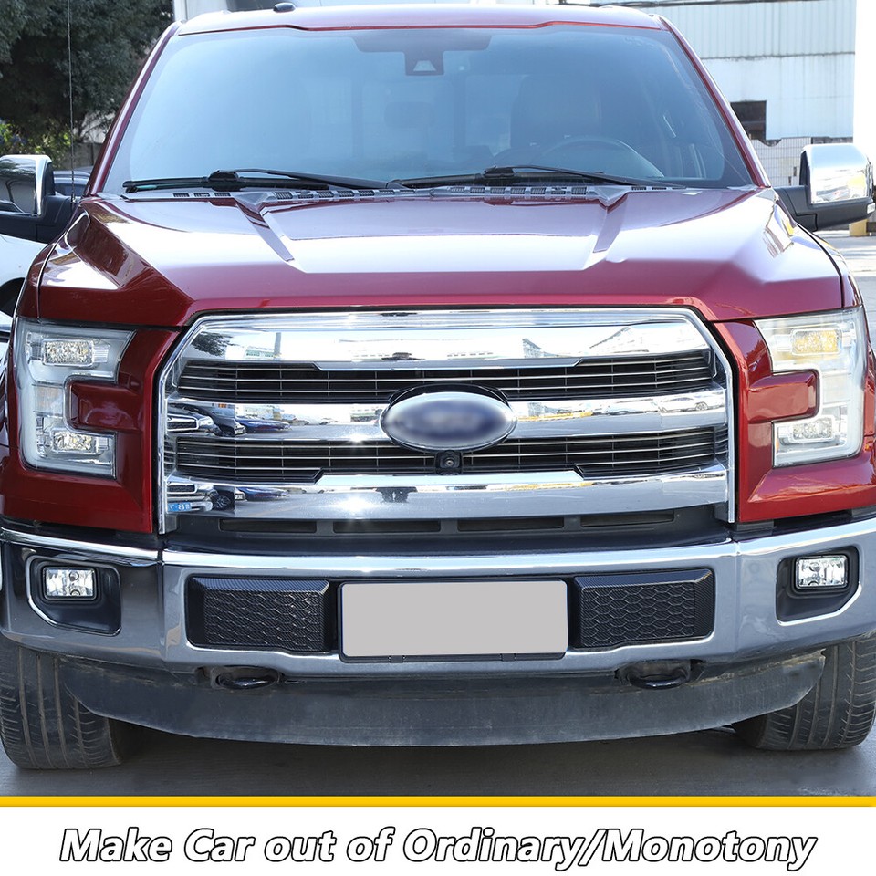 Car Front Bumper Corner Cover Trim Bezels For Ford F150 2015-2020 ...