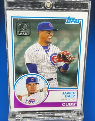 2021 Topps 70 Years of Topps Baseball 1983 Javier Baez-Cubs & 🧲 Case | eBay
