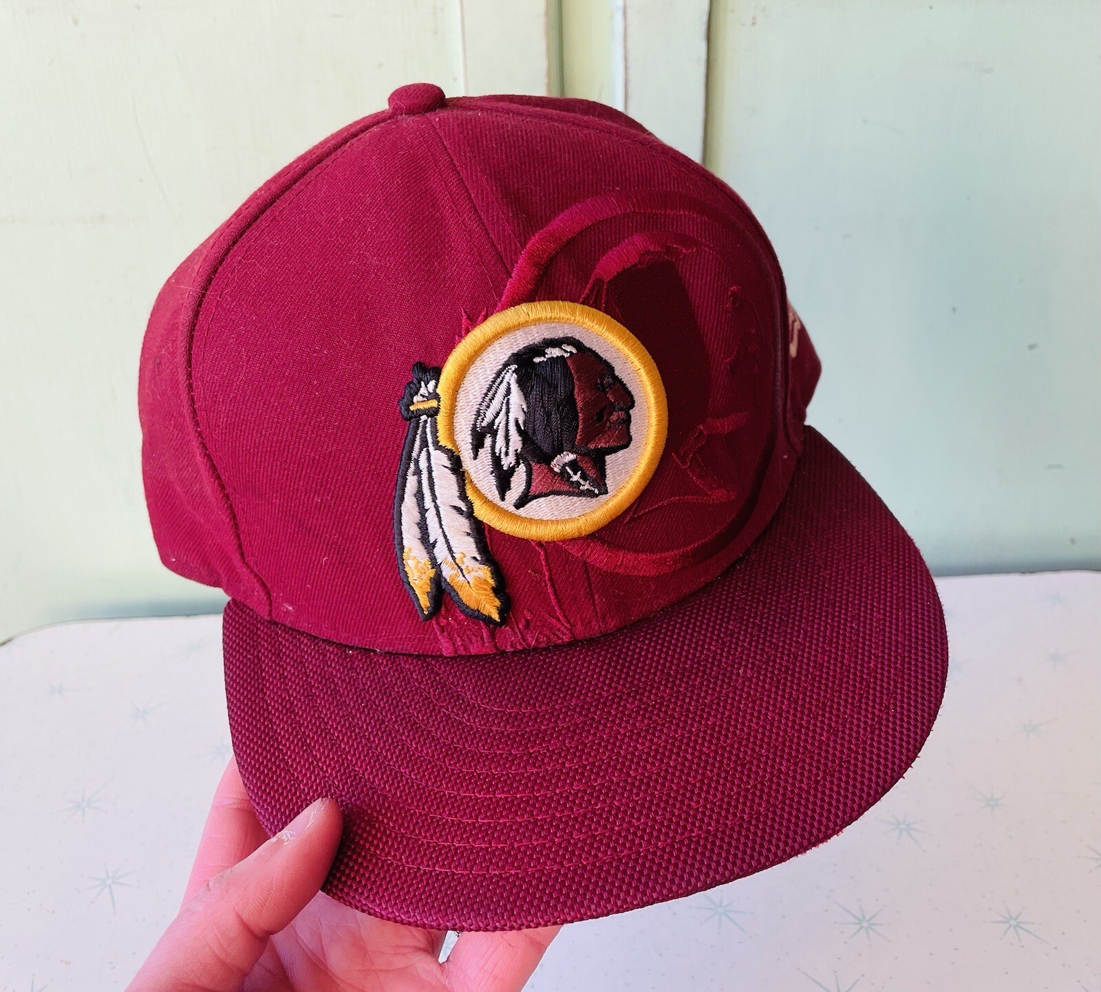 Washington Redskins New Era 59FIFTY Primary Logo Fitted Cap Hat NFL ...