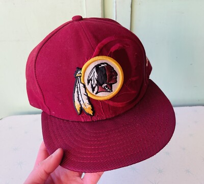 Washington Redskins New Era 59FIFTY Primary Logo Fitted Cap Hat NFL ...